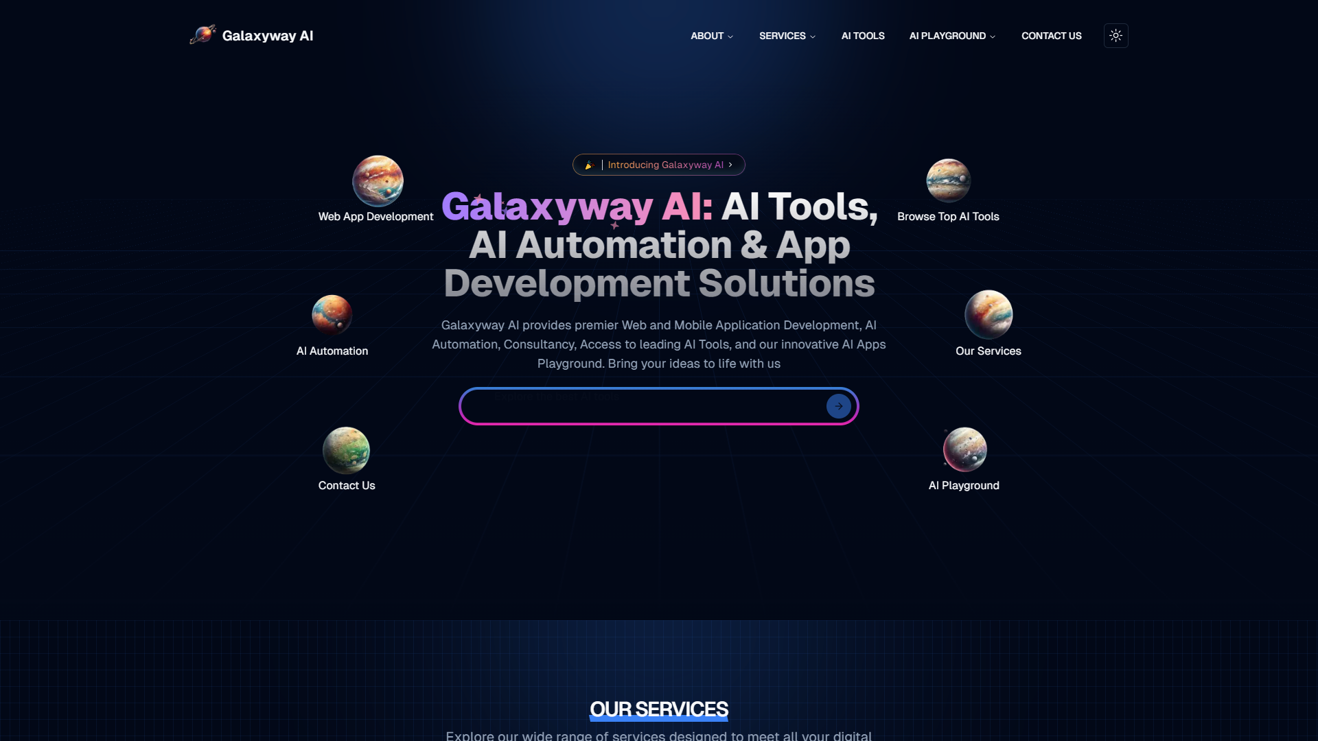 Galaxyway AI | Web Apps, Mobile Apps & AI Agents